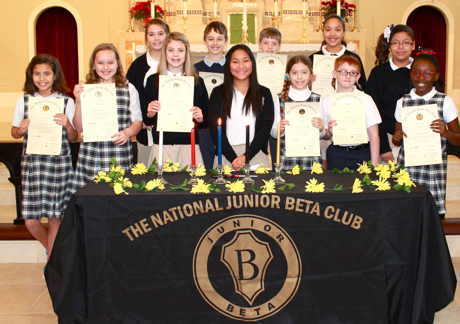 Sacred Heart inducts 12 new Junior Beta Club members | Salisbury Post