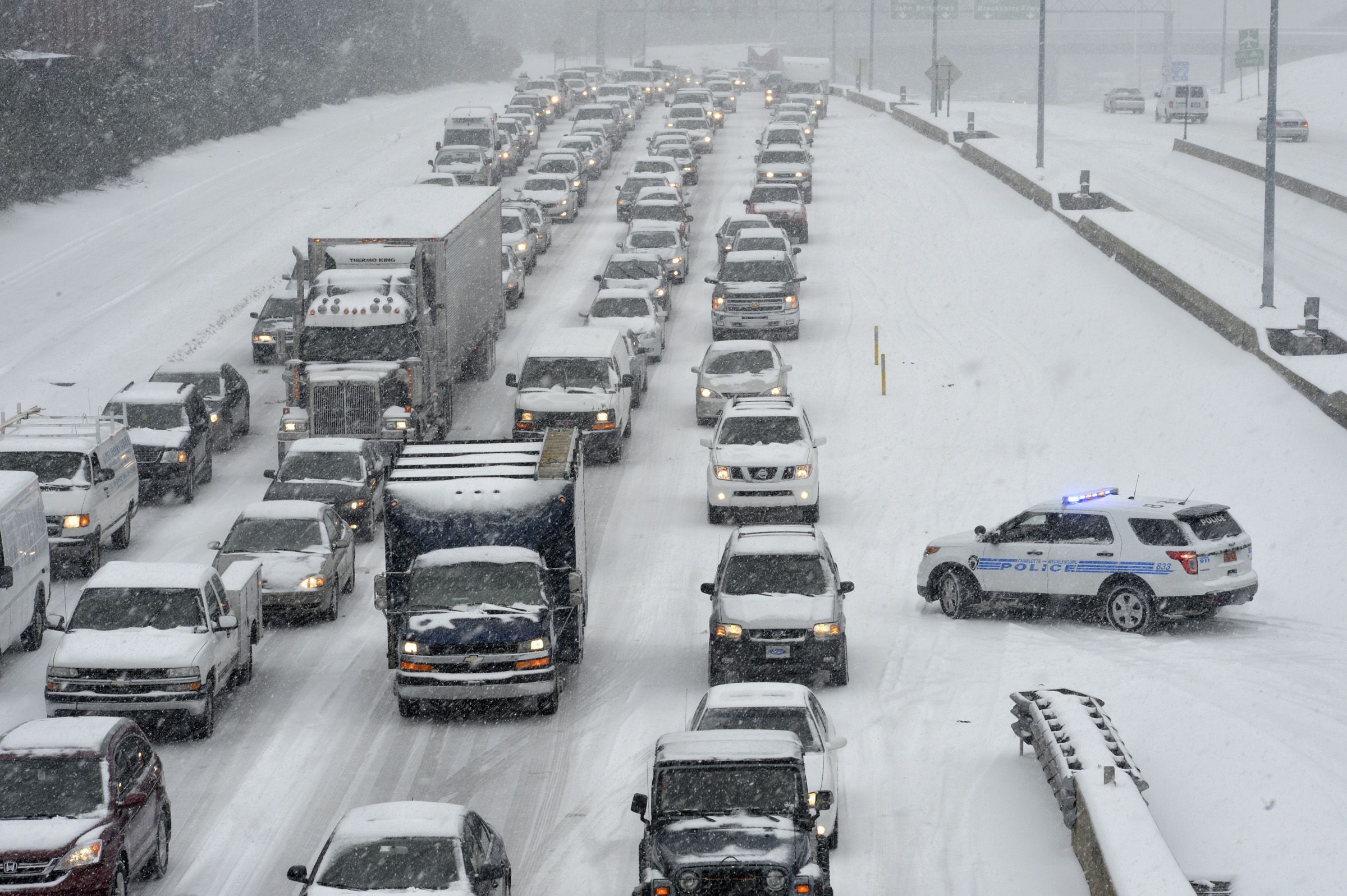 Ice storm causes another traffic jam in the South | Salisbury Post