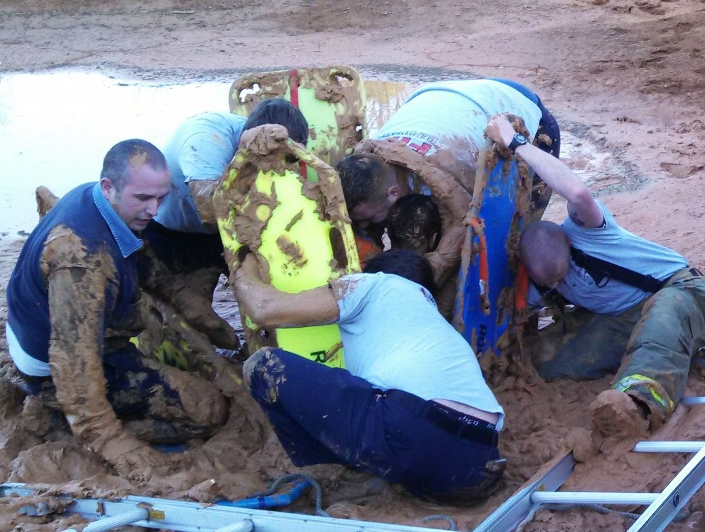 Firefighters rescue teen stuck in mud | Salisbury Post