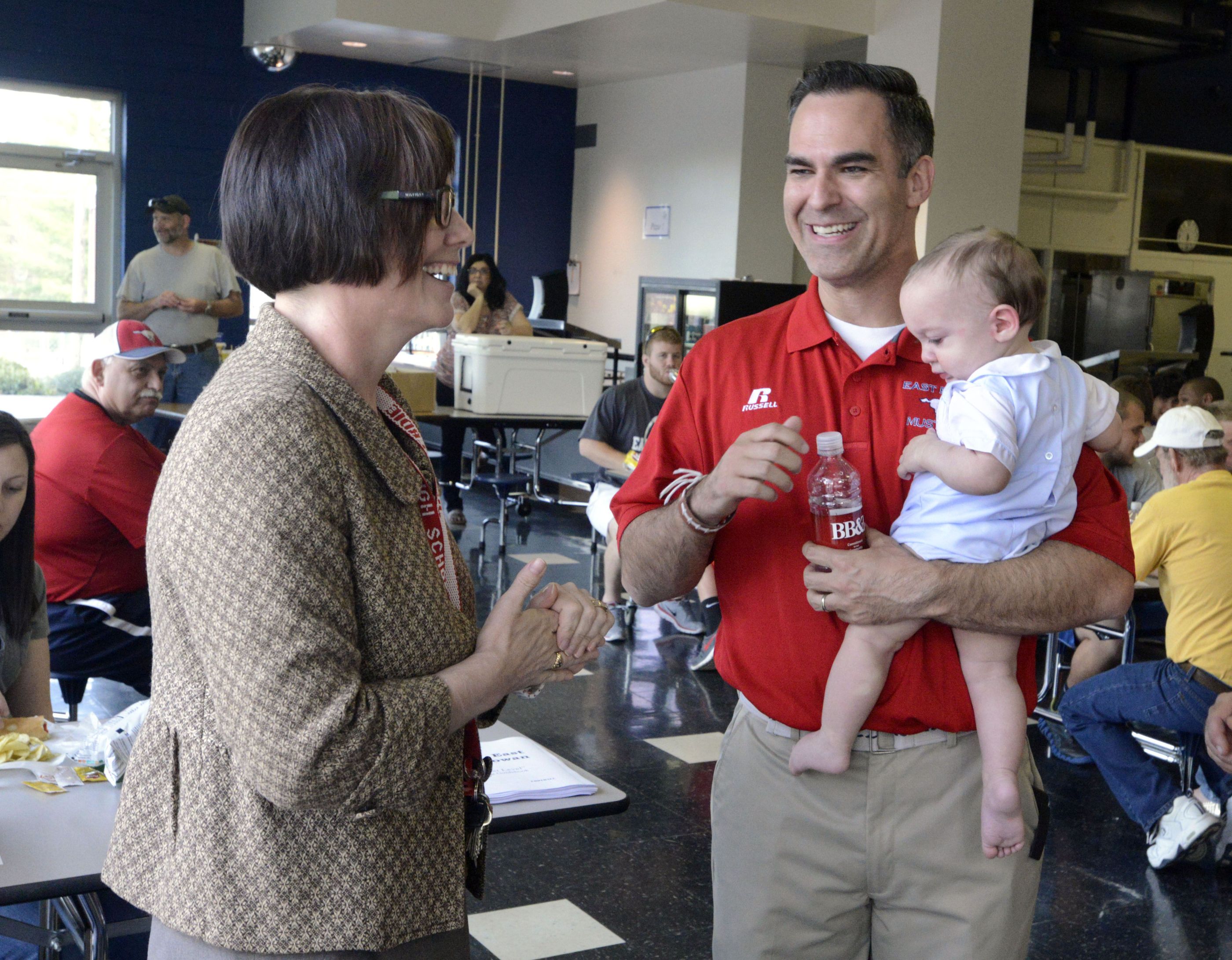 East players, community turn out for meet-and-greet with new coach ...