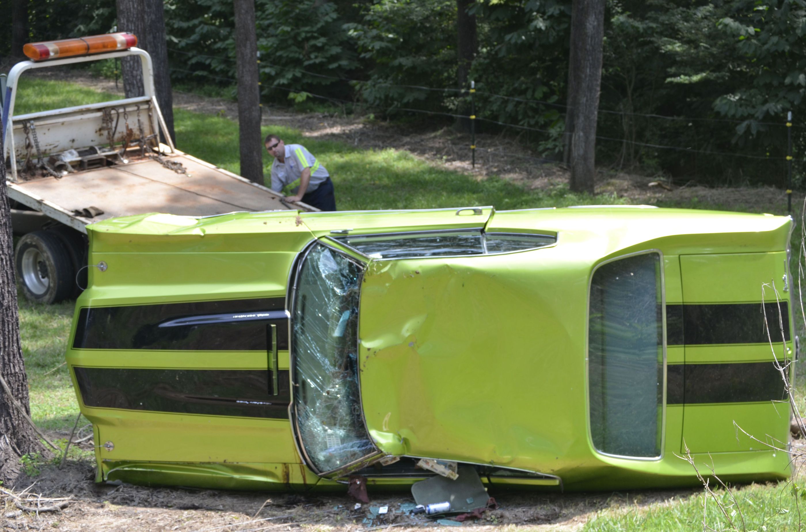 Man crashes, overturns classic car in two-vehicle Sherrills Ford Road ...