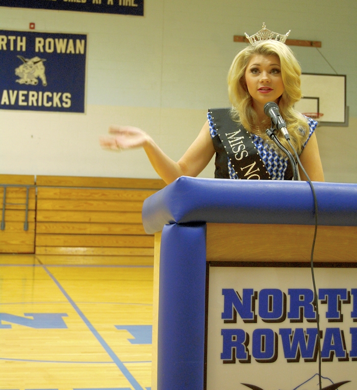Miss North Carolina visits North Rowan Middle School | Salisbury Post