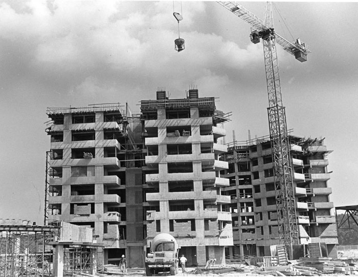Yesterday: Construction progress on the ‘high-rise’ prison in 1978 ...