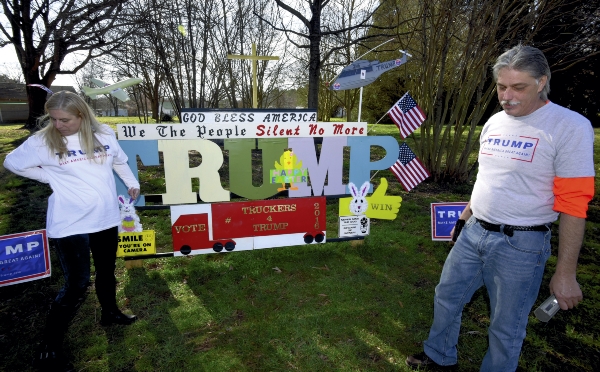Rowan couple shows support for Trump with homemade yard sign ...