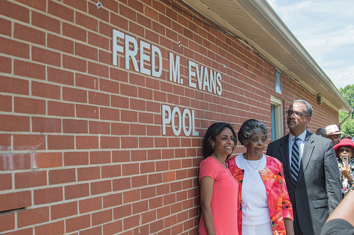 Community turns out at pool renaming to honor Fred M. Evans | Salisbury ...