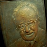 Toth donates sculptured relief of benefactor Rufty to senior center ...