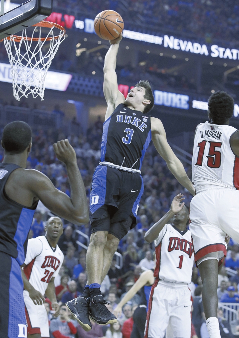 Duke routs UNLV, behind Allen | Salisbury Post