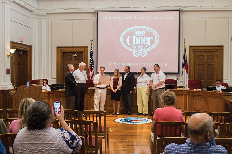 Commissioners, state legislators celebrate 100 years of Cheerwine ...