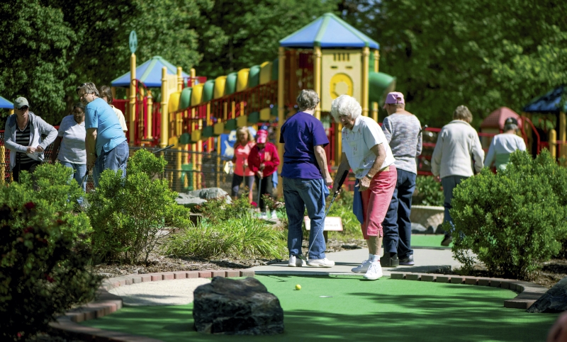 Senior Games mini-golf brings a crowd to Dan Nicholas Park | Salisbury Post