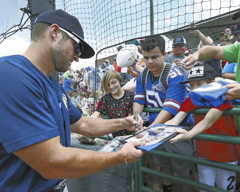 Tebow huge draw in the minors as fans pack small stadiums | Salisbury Post