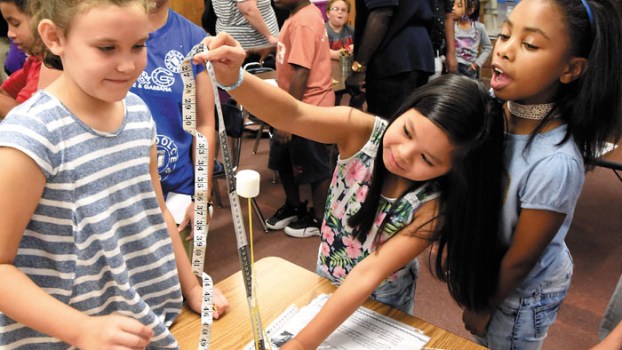 Fun learning: STEM stacks up for Overton Elementary School students ...