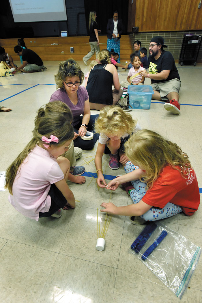 Fun learning: STEM stacks up for Overton Elementary School students ...