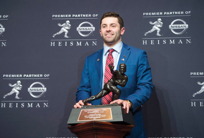 Heisman: Oklahoma’s Baker Mayfield wins in landslide | Salisbury Post