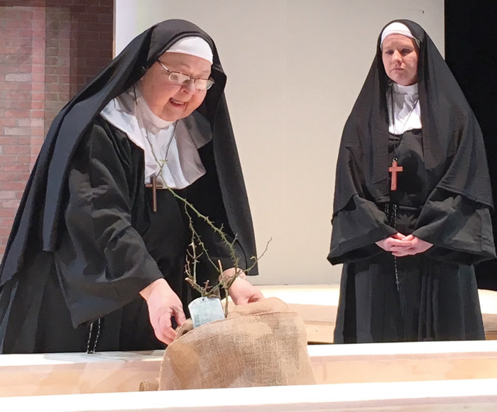 Nuns and priests and Frosty the Snowman: a glimpse of a play from the ...