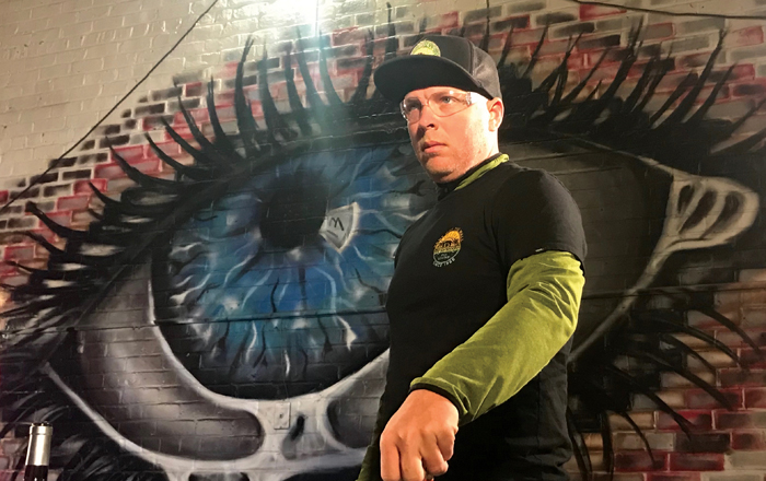 Graffiti artist Shane Pierce is taking over the walls of Salisbury ...