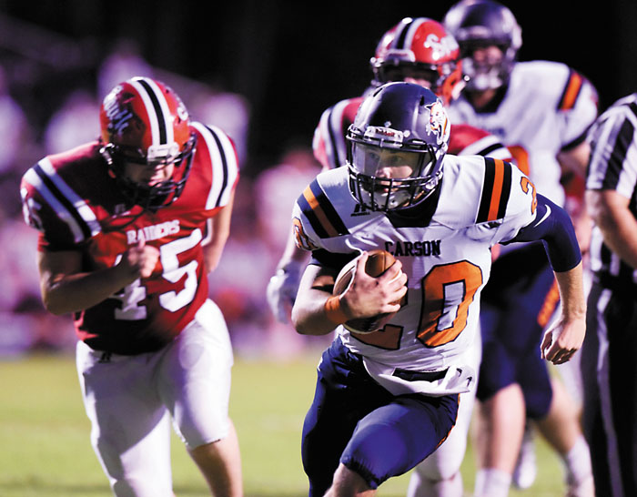 Running man: Speed on the ground helps Carson beat South Rowan ...