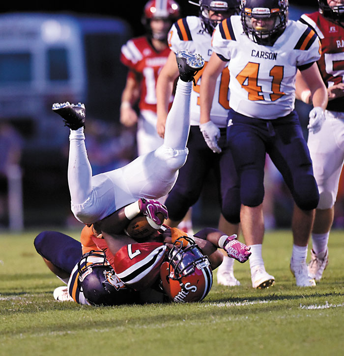 Running man: Speed on the ground helps Carson beat South Rowan ...