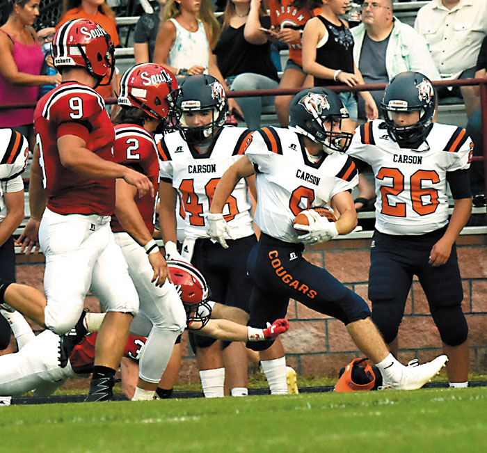 Running man: Speed on the ground helps Carson beat South Rowan ...