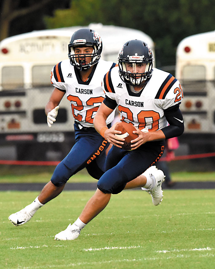 Running man: Speed on the ground helps Carson beat South Rowan ...