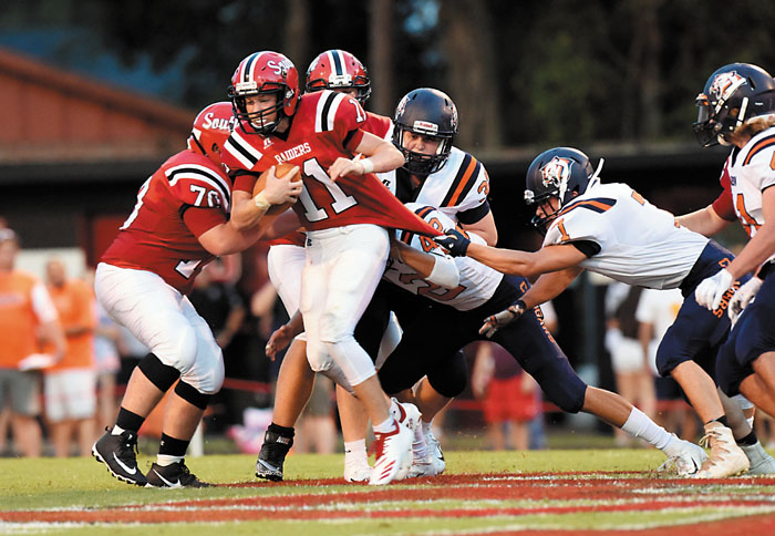 Running man: Speed on the ground helps Carson beat South Rowan ...