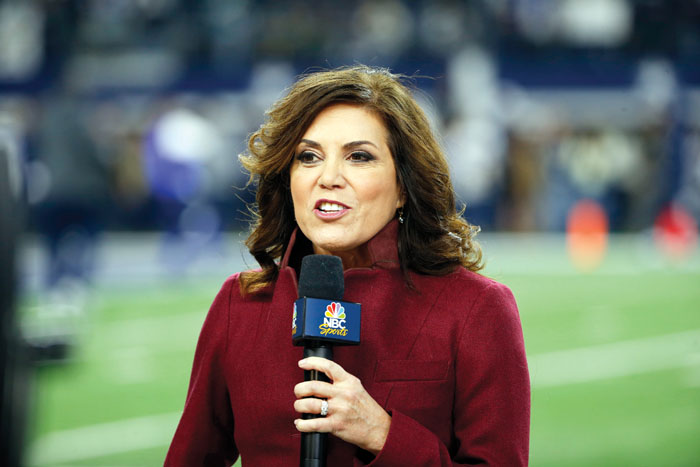 NBC’s Michele Tafoya working 250th NFL game as sideline reporter ...