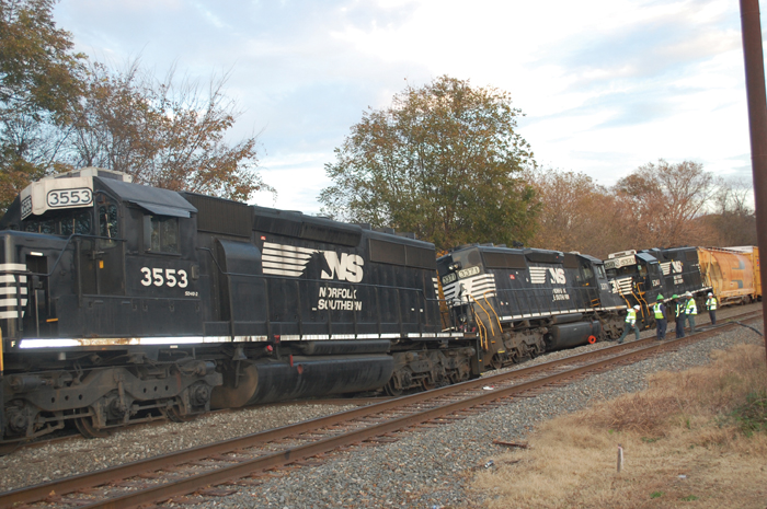 Norfolk Southern works to repair tracks after train derailment ...