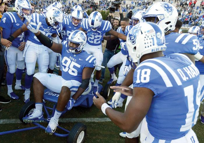 Duke holds off UNC, 42-35, keeps Victory Bell | Salisbury Post