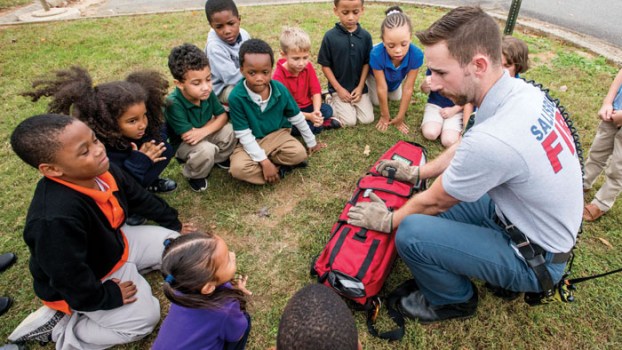 Overton Elementary kindergartners learn about fire safety - Salisbury ...