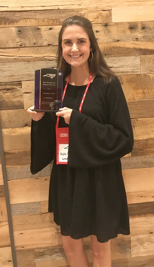 Catawba’s student named 2018 N.C. Sport Management Student of the Year ...