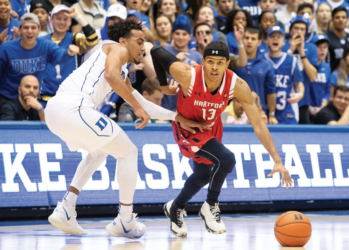 Close for a while, then Duke blows away Hartford | Salisbury Post