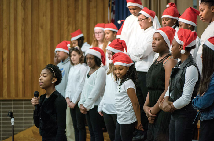 Overton Elementary students get a Christmas surprise | Salisbury Post