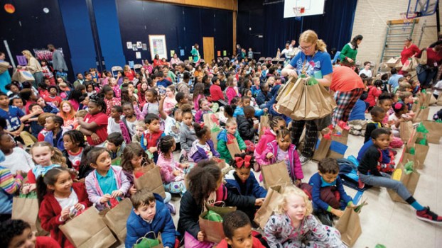 Overton Elementary students get a Christmas surprise - Salisbury Post ...