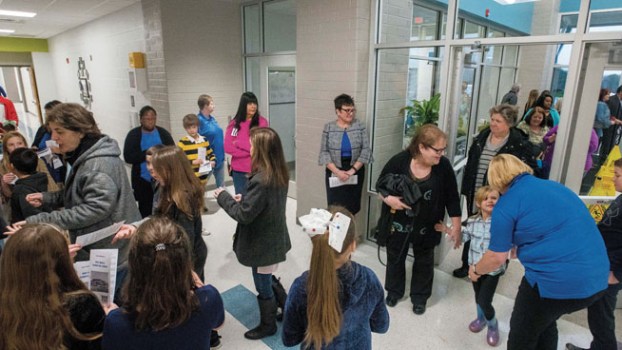 Students, families explore new West Rowan Elementary School - Salisbury ...