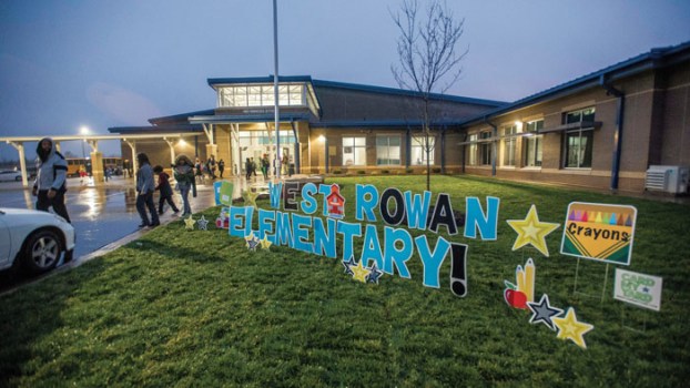 Students, families explore new West Rowan Elementary School - Salisbury ...