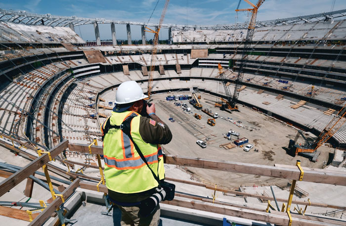 LA Stadium reaches milestone with completion of shell | Salisbury Post