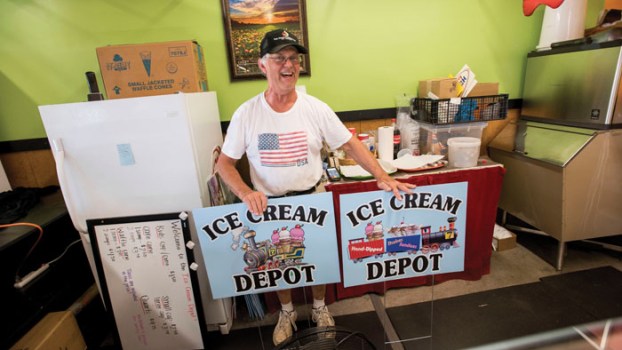 Produce, ice cream and a train: Father and Son starts Ice Cream Depot ...