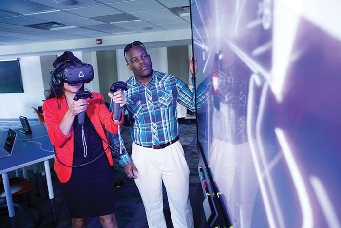 Active learning lab used for interactive learning at Catawba College ...