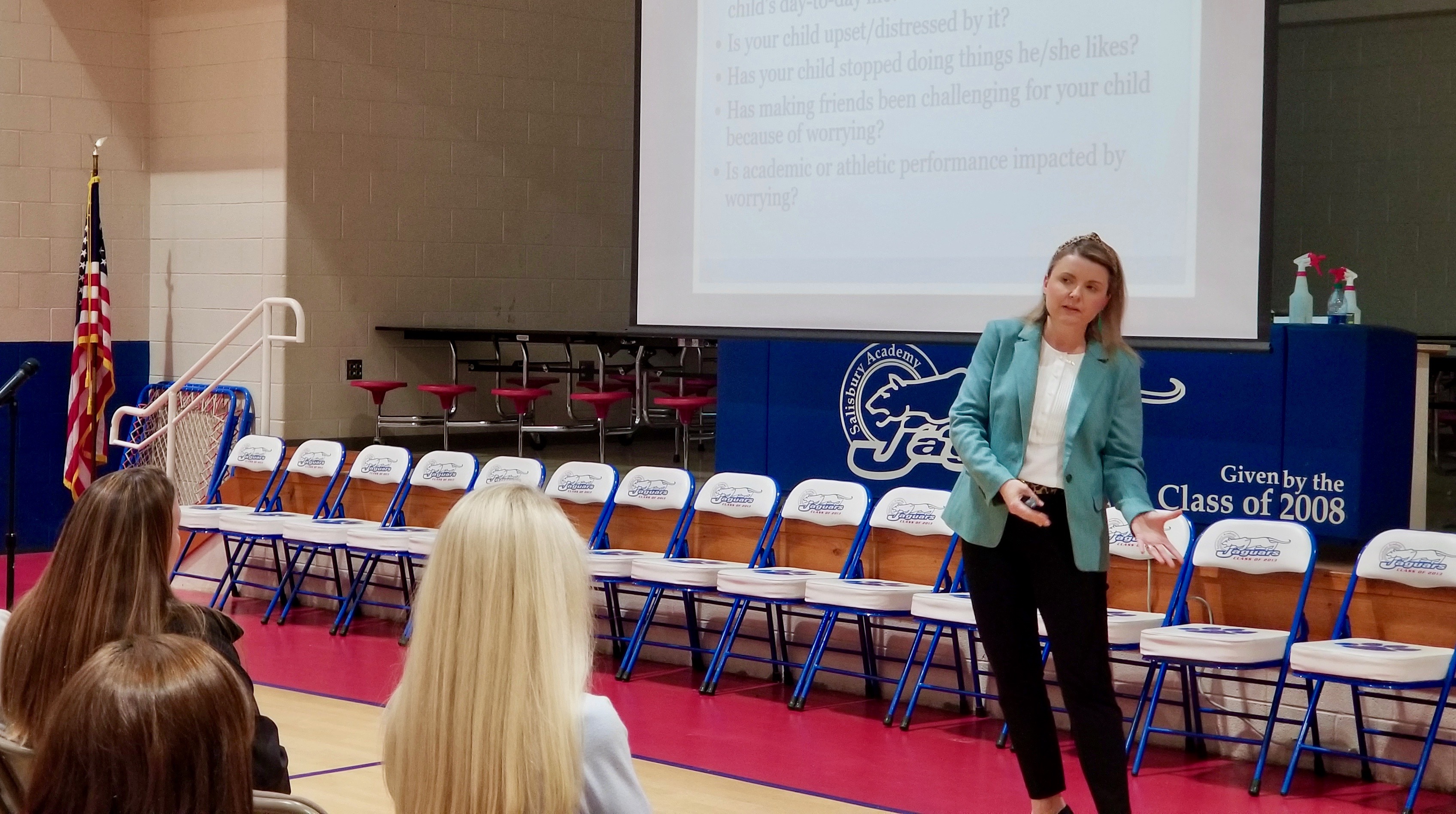 Psychologist visits Salisbury Academy to discuss ways of coping with ...