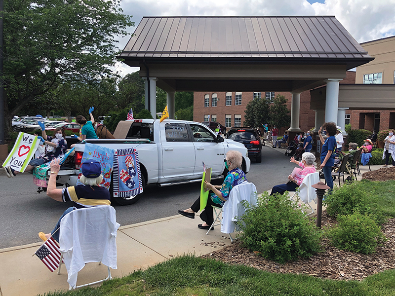 ‘It made me feel very loved’: Social distancing parade brings ...