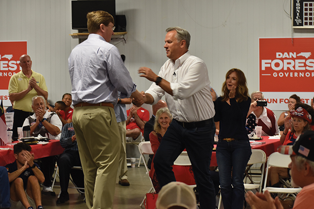 Supporters, Mississippi governor rally in Rowan for Dan Forest ...