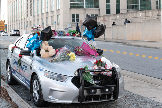 Cruiser placed outside of jail for deceased officer | Salisbury Post