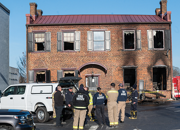 Intentionally set fire burns downtown Salisbury law office | Salisbury Post