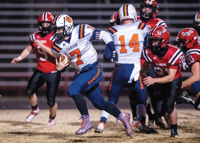 Carson rolls over South 41-0 as about 600 allowed in to see season ...