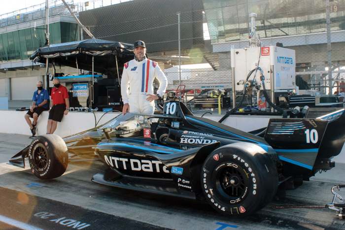 Jimmie Johnson takes first laps on Indy’s famed oval | Salisbury Post