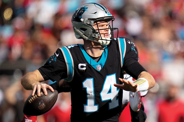 Mayfield benched: Darnold gets the start for Panthers against Broncos ...