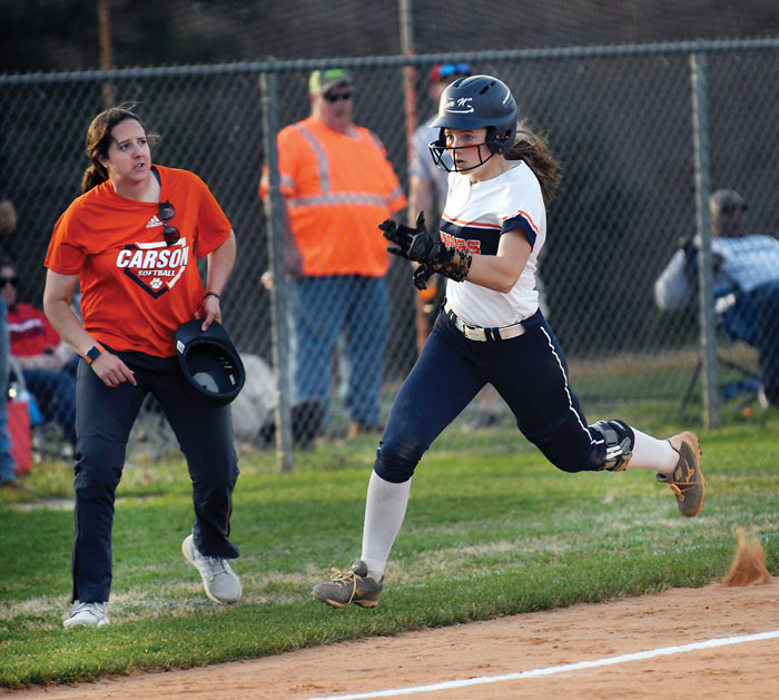 High school sports roundup: Carson stays unbeaten in SPC softball ...