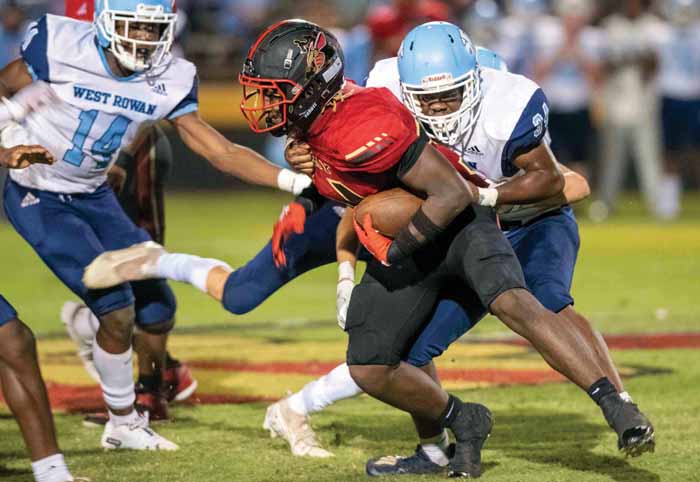 Photo gallery: Falcons roll past Hornets | Salisbury Post