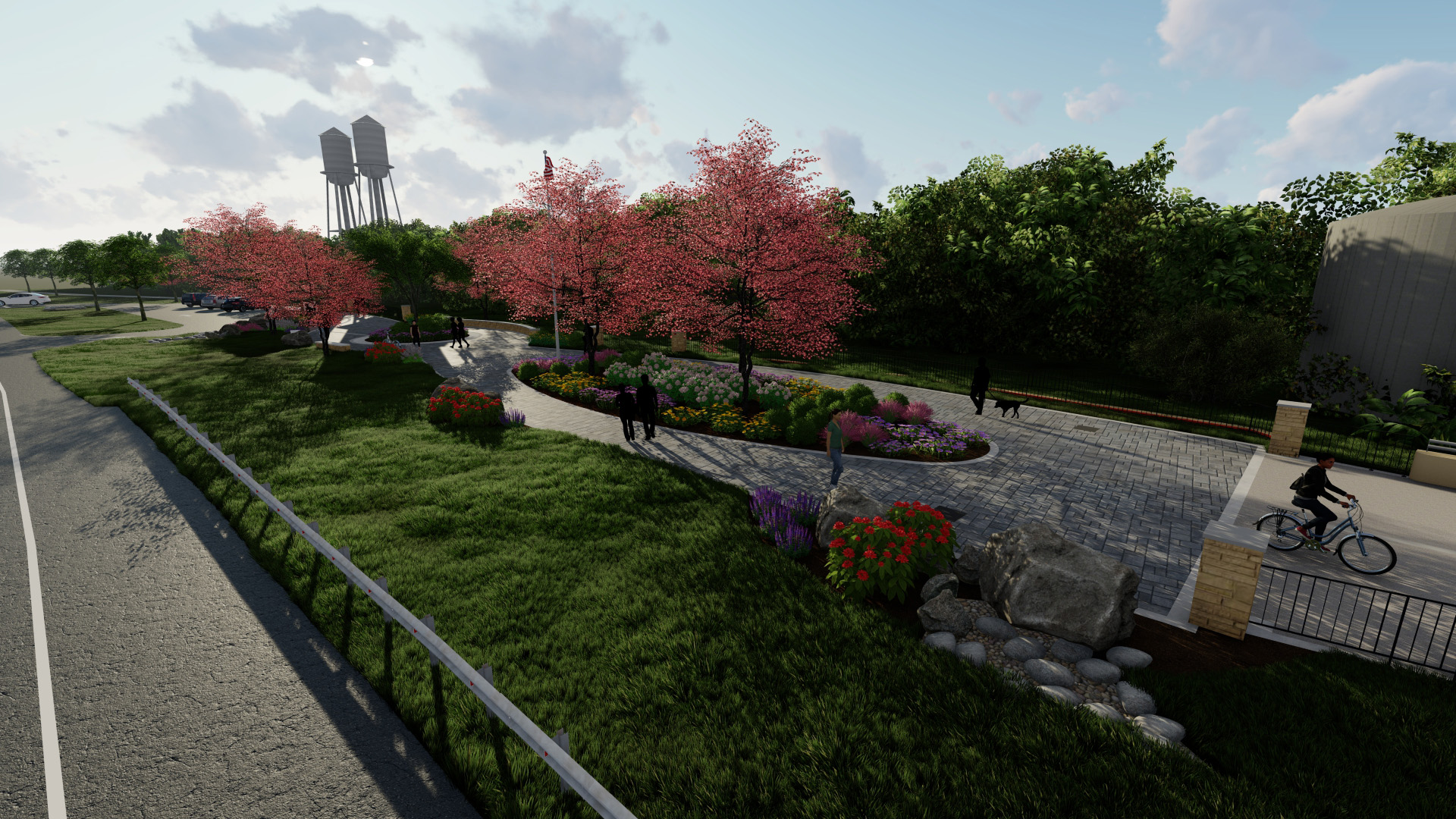 Yadkin River trailhead rendering shows seamless connection to bridge | Salisbury Post