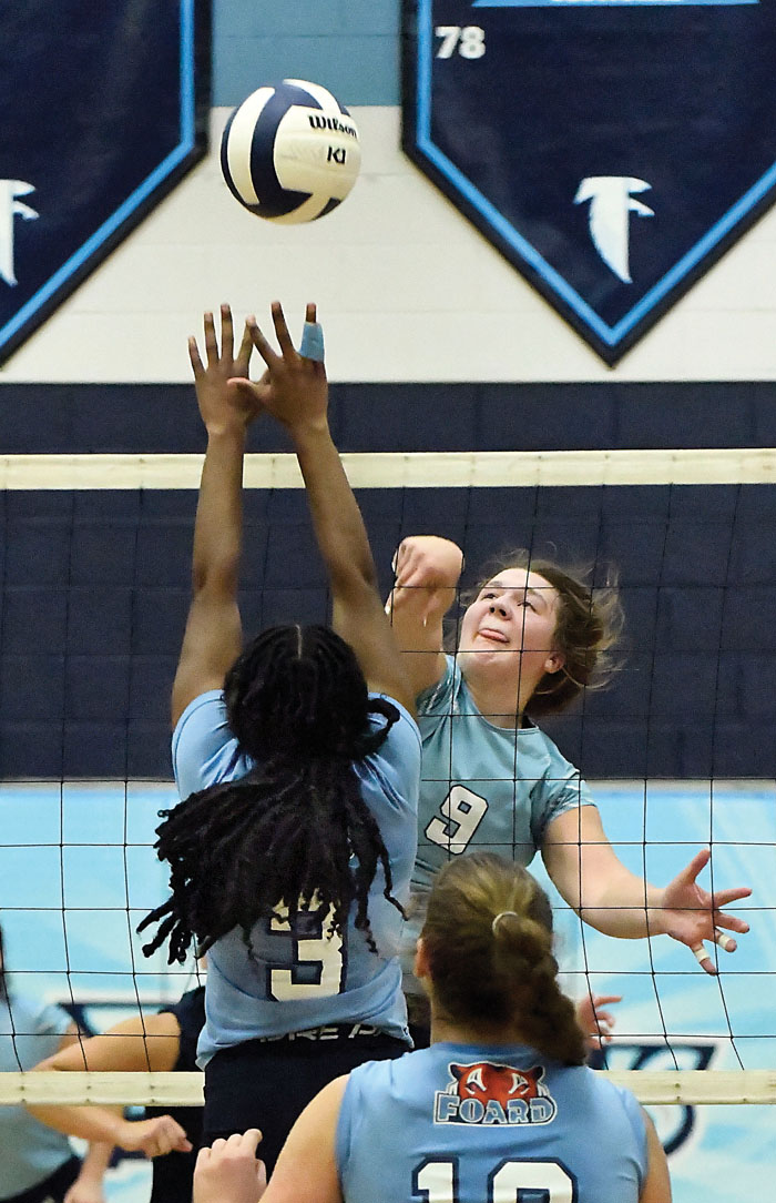 Photo gallery: Falcons ousted from volleyball playoffs after tough loss ...