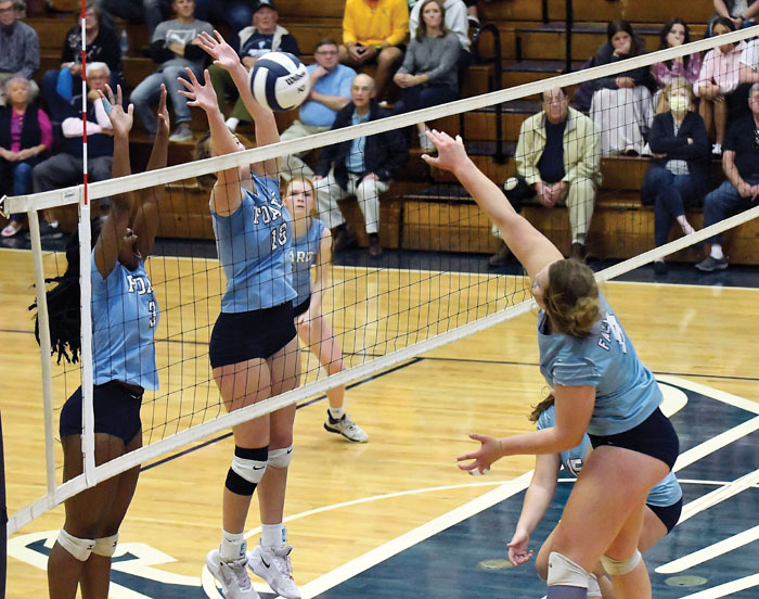 Photo gallery: Falcons ousted from volleyball playoffs after tough loss ...